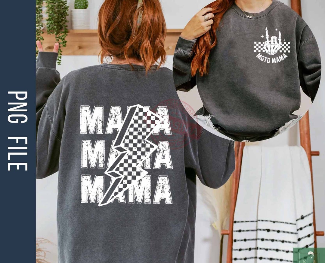 Moto Mama PNG, Motocross Png, Checkered Png, Moto Wife Png, Biker Mom ...