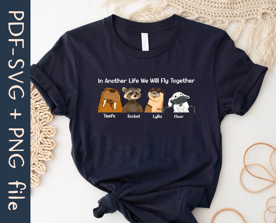 Lylla Rocket Floor Teefs SVG PNG File GOTG Svg Guardian Svg - Etsy Canada