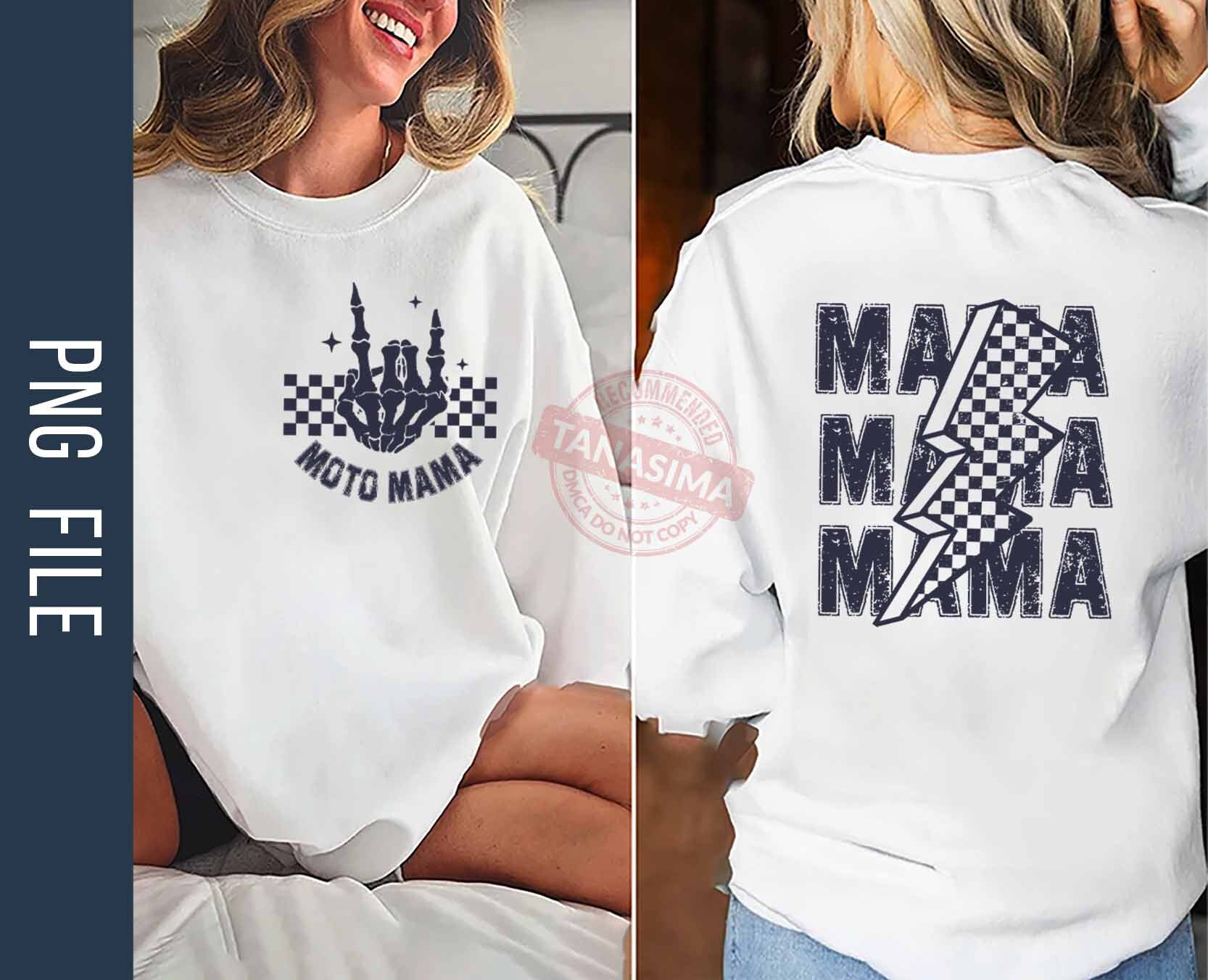 Moto Mama PNG, Motocross Png, Checkered Png, Moto Wife Png, Biker Mom ...