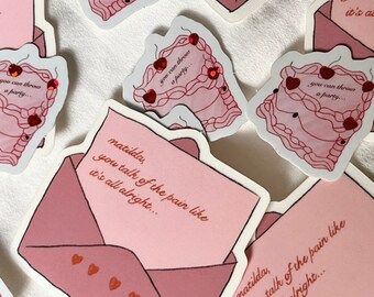 Matilda the Musical Agatha Trunchbull Inspired Sticker Pack 3 Count - Etsy