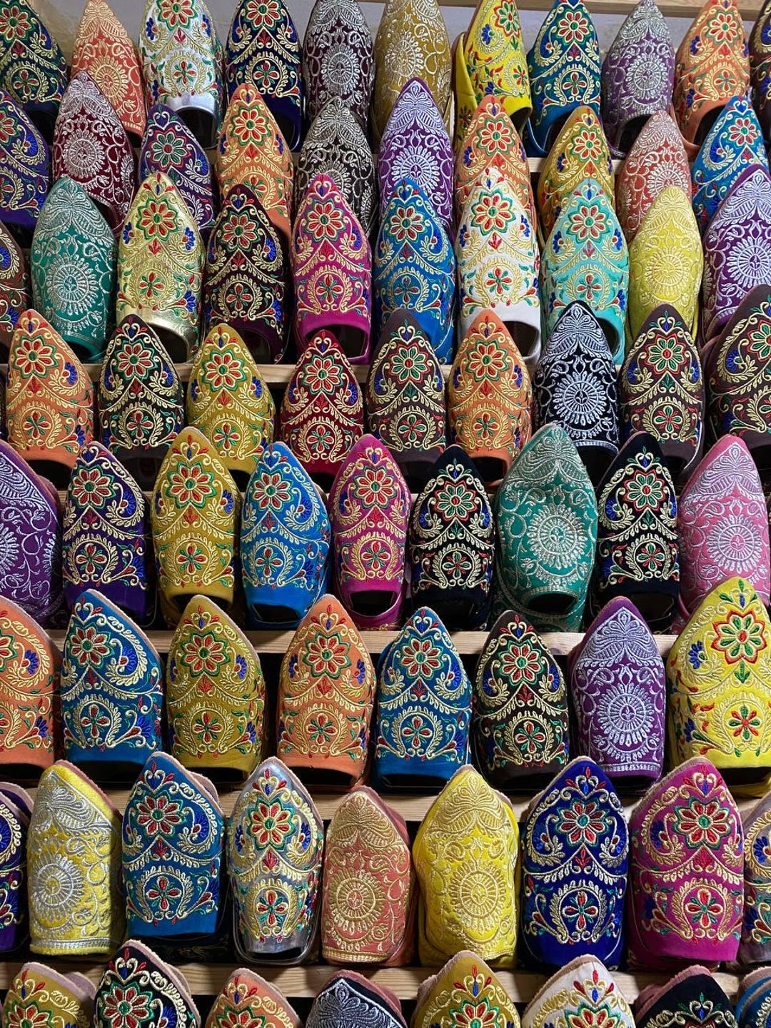 Moroccan Traditional Babouche Slippers – Handcrafted Leather Shoes With ...