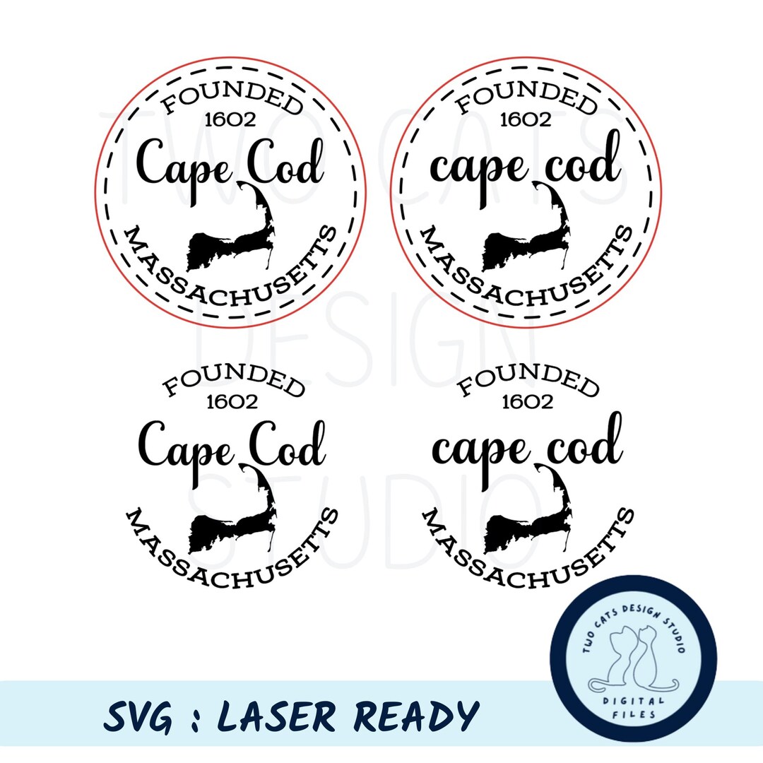 Cape Cod Mass SVG, Massachusetts SVG, Hat Patch SVG, New England Vector ...