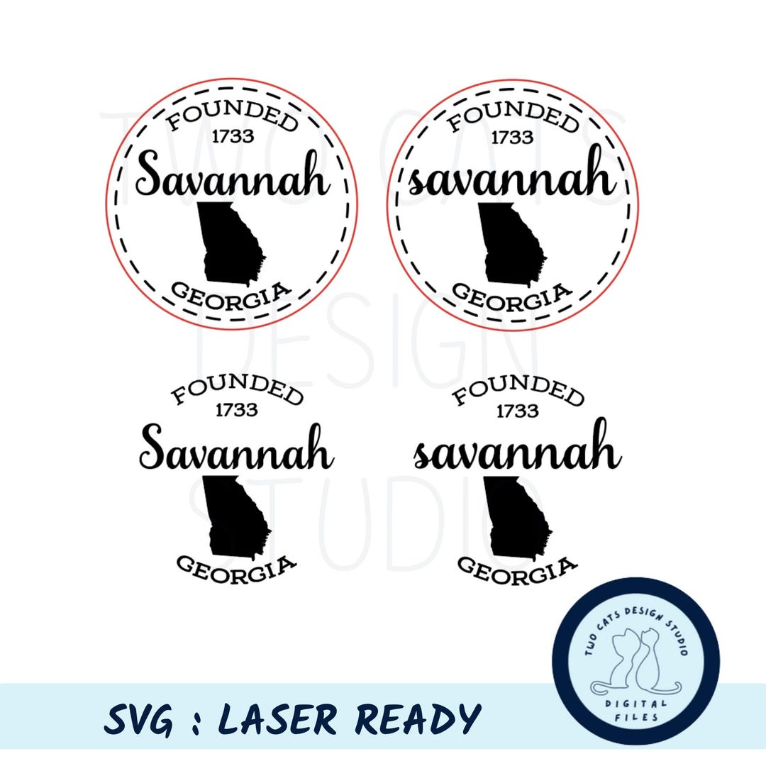 Savannah SVG, Georgia SVG, Hat Patch SVG - Etsy