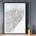 Custom City Map Print: Personalized Town Wall Art (digital Download) - Etsy