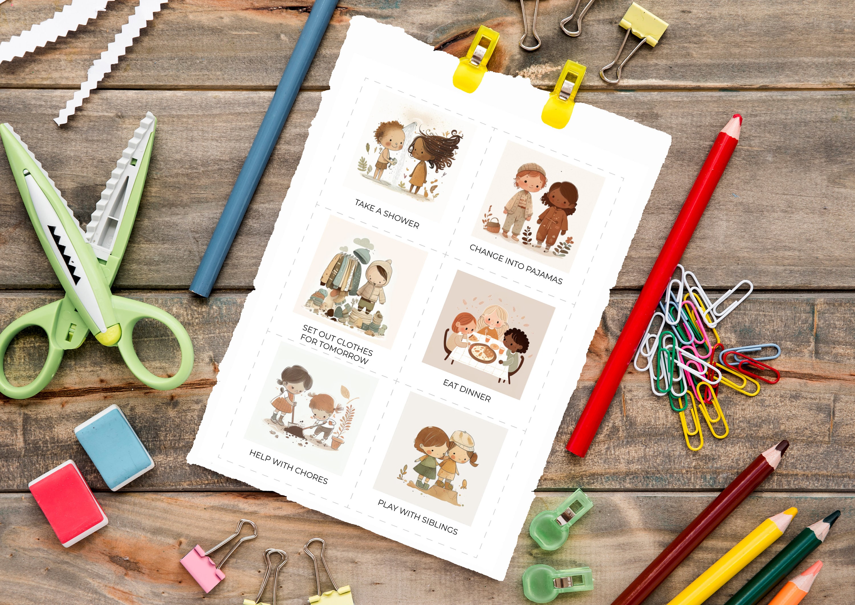 Daily Routine Cards, Kids Routine Cards, Toddler Daily Rhythm, Visual ...