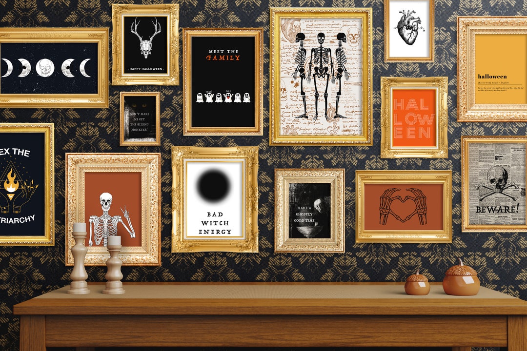 Halloween Art Mega Bundle: 100 Printables for Spooky Skeleton and Ghost ...