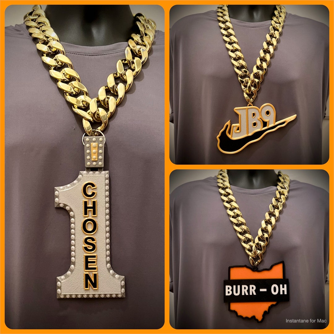 Jumbo Bengals Style Fan Chains - Etsy
