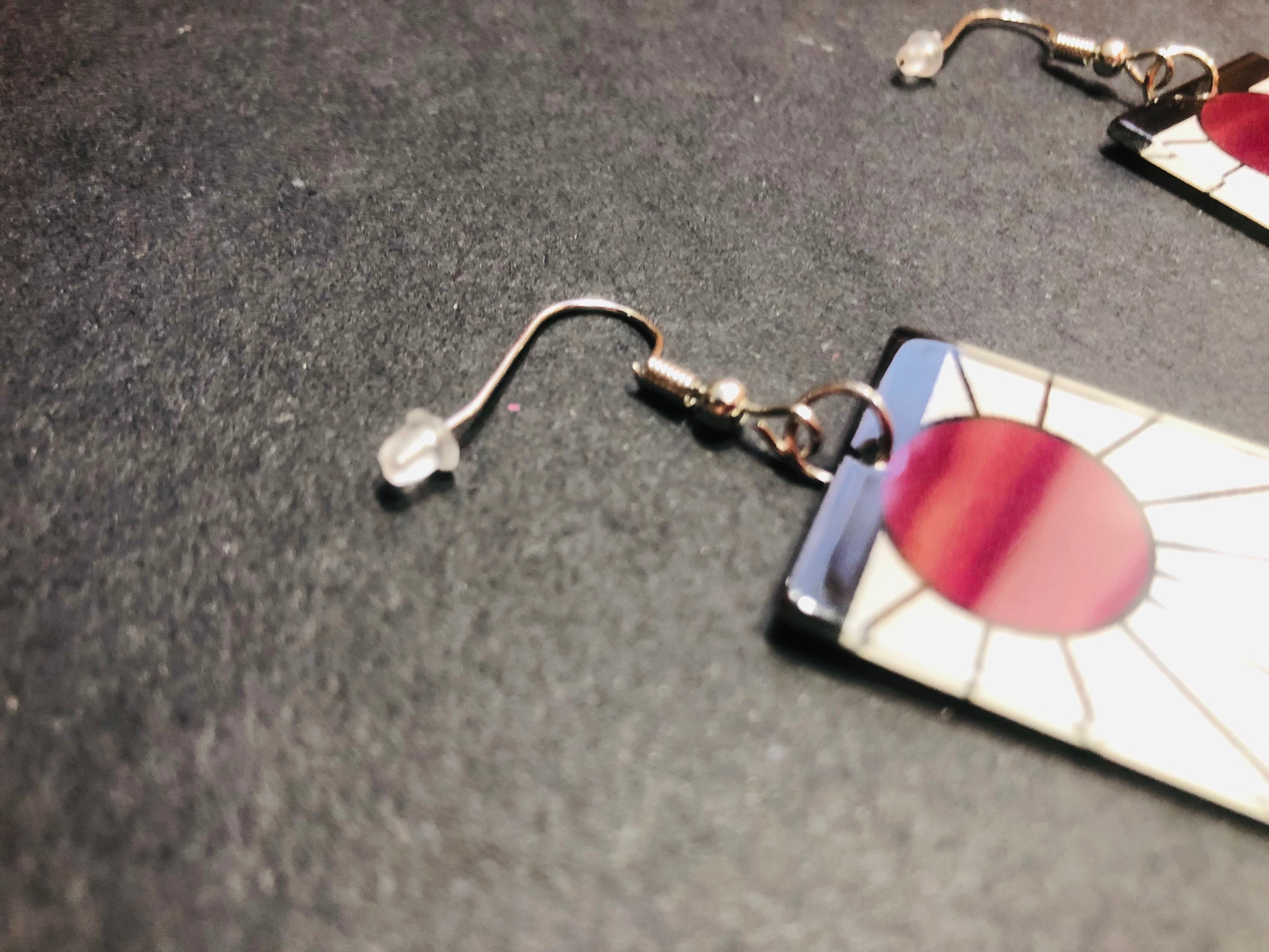 Pair of Anime Earrings, Demon Ear Rings, Manga E-girl Slayer, Jewellery ...