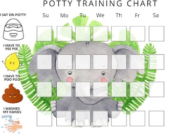 Elephant Reward Chart - Etsy