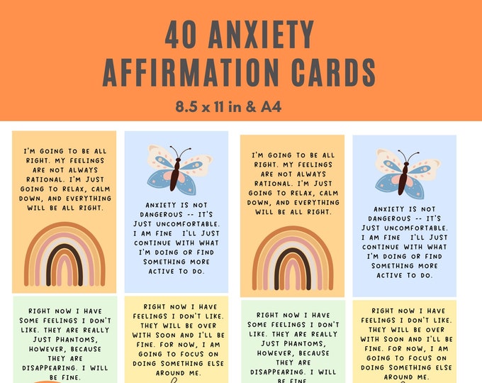 Motivational Cards | Mindfulness Cards | Therapy Office Decor | Therapy ...