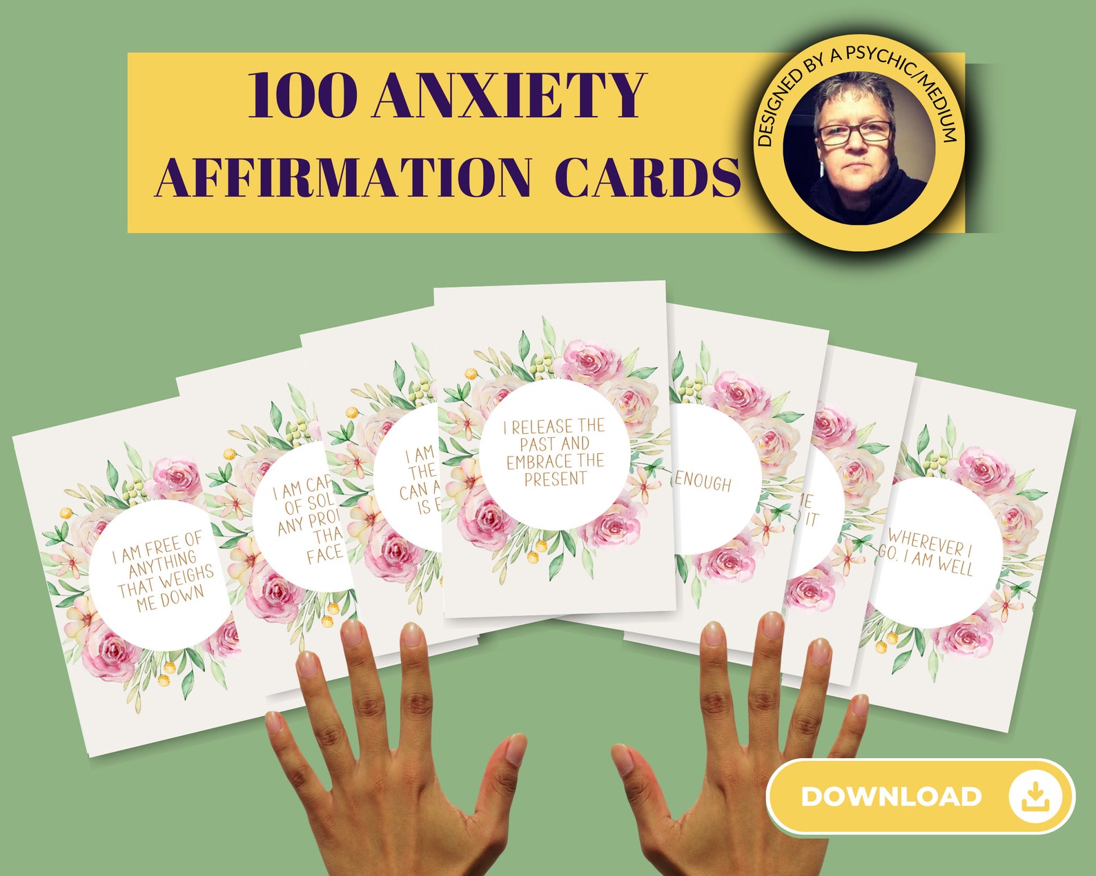 Positive Affirmations for Self Care and Anxiety, Anxiety Coping Skill ...