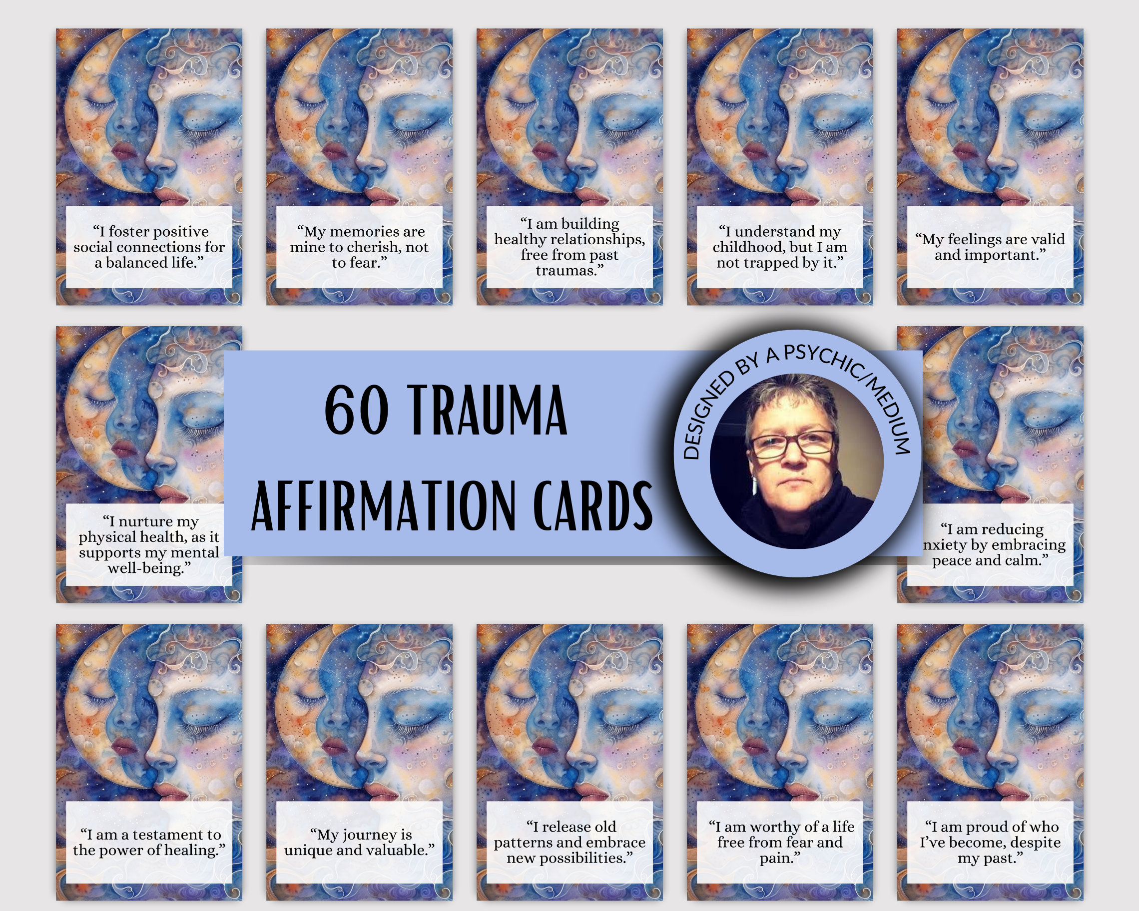 Trauma Affirmation Cards, Card Deck for Healing Trauma, Affirmation ...