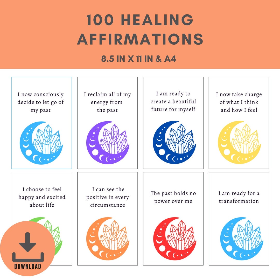 Affirmations Cards Positivity Cards Reiki Healing Cards Positive ...