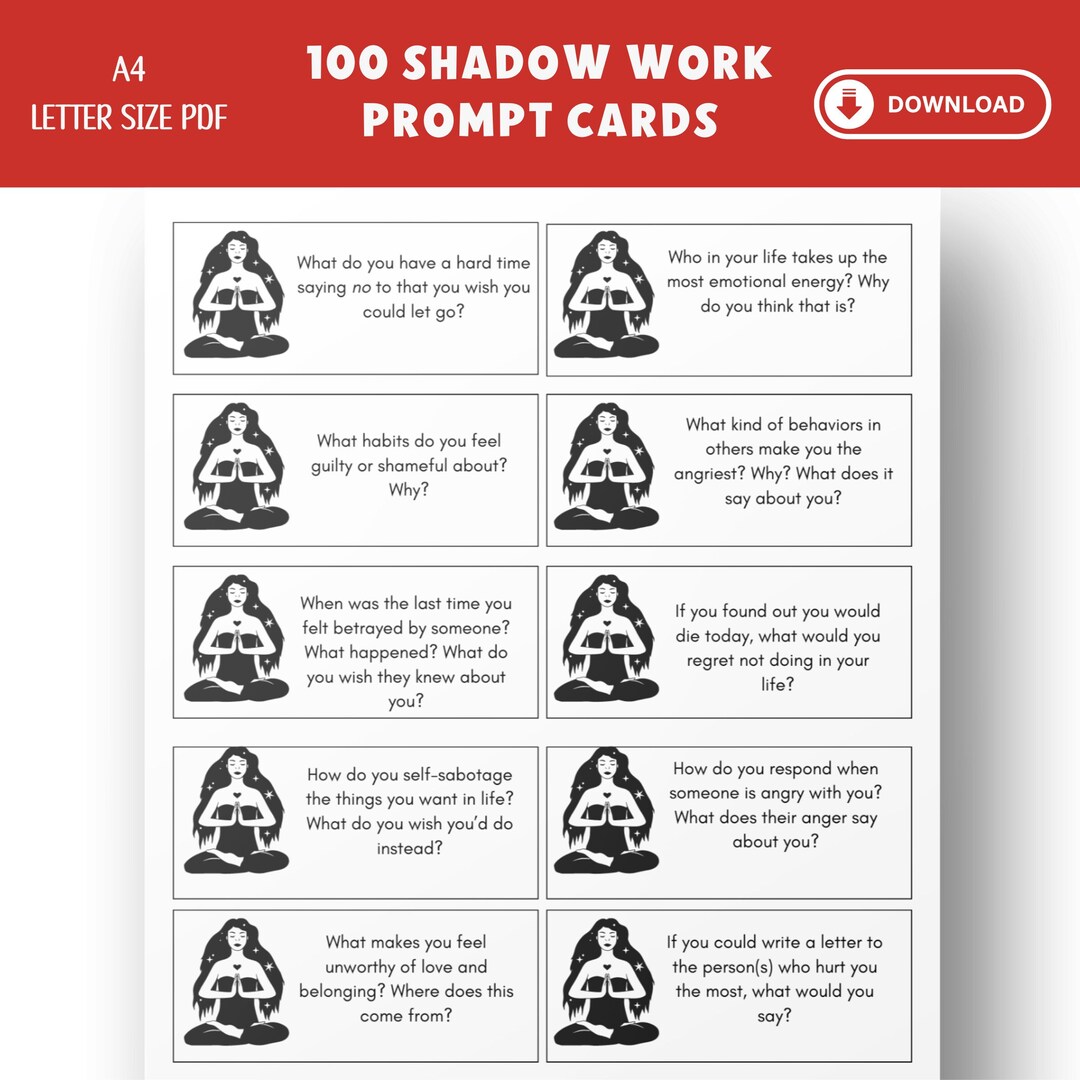 Shadow Work Prompts | Inner Child Healing | Digital Shadow Work ...