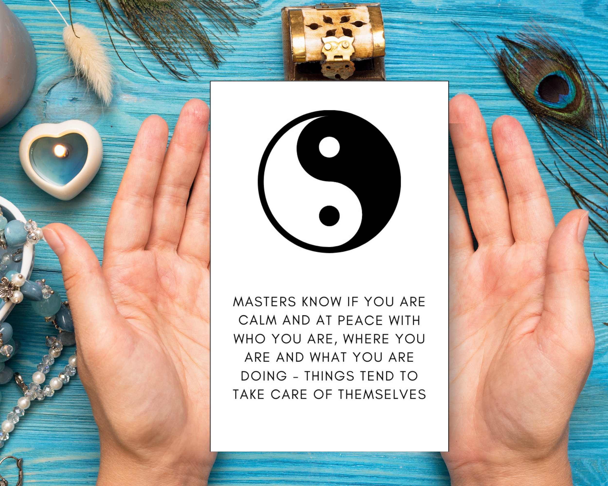 Printable Oracle Cards | Self Mastery Oracle Deck | Digital File 52 ...
