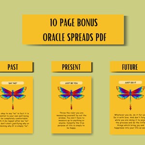 Printable Oracle Cards, Dragonfly Oracle Deck, Digital Oracle Cards ...