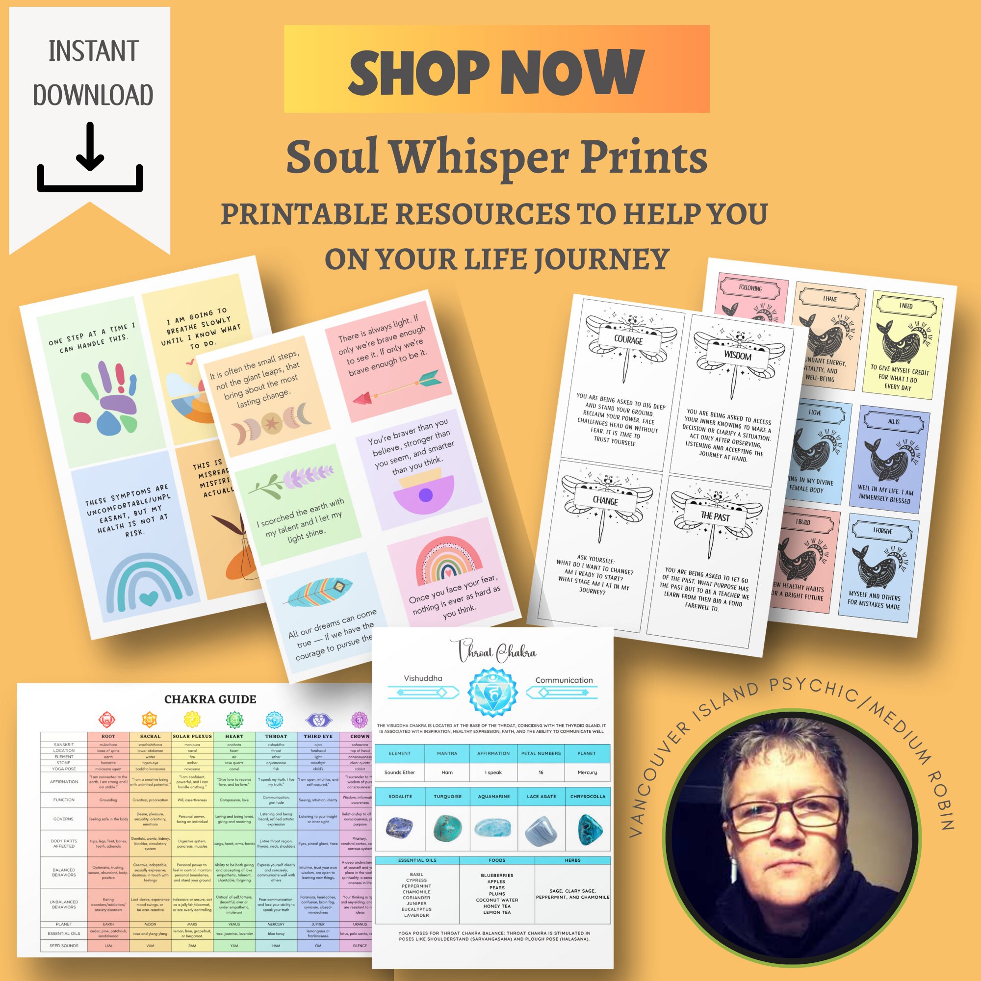 Printable Oracle Cards Printable Indie Oracle Deck Digital File 52 ...