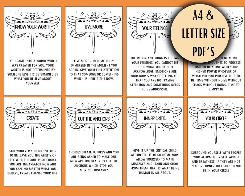 Digital Oracle | Printable Tarot Deck | 52 Cards | Tarot Reading ...