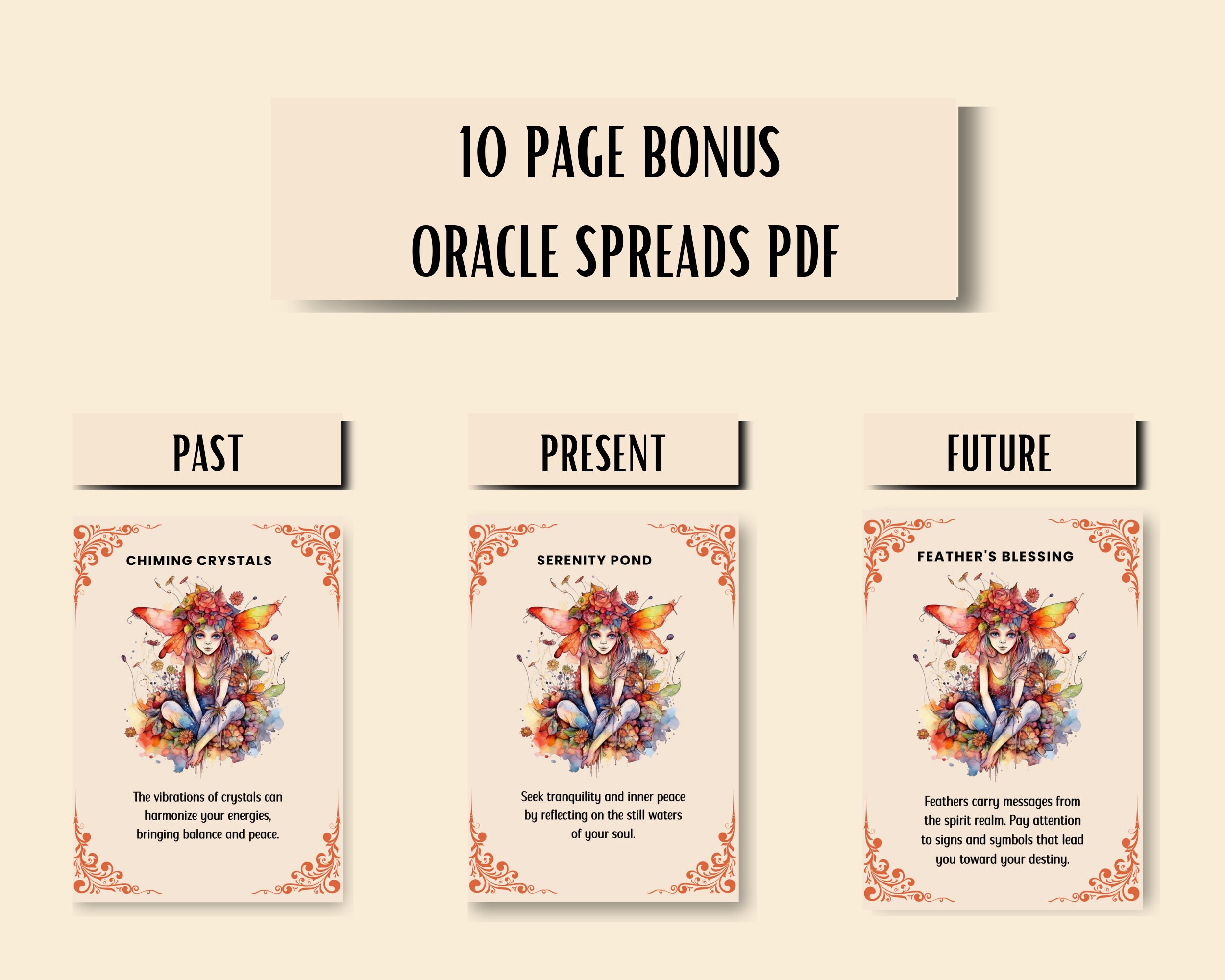 Printable Oracle Cards, Digital Oracle Cards, Create Your Own Oracle ...