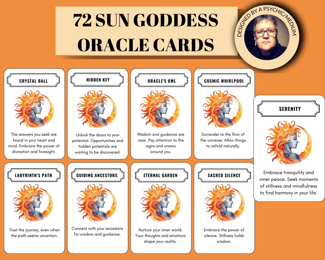 Printable Oracle Cards | Printable Indie Oracle Deck | Digital File 52 ...