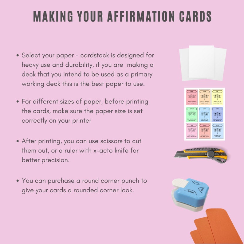 Printable Grief Affirmation Cards, Grief Prompts, Printable Grief ...