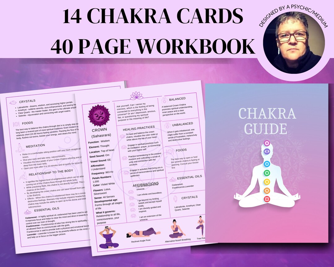 Seven Chakra Guides, Instant Download Chakra Balancing Guides for ...
