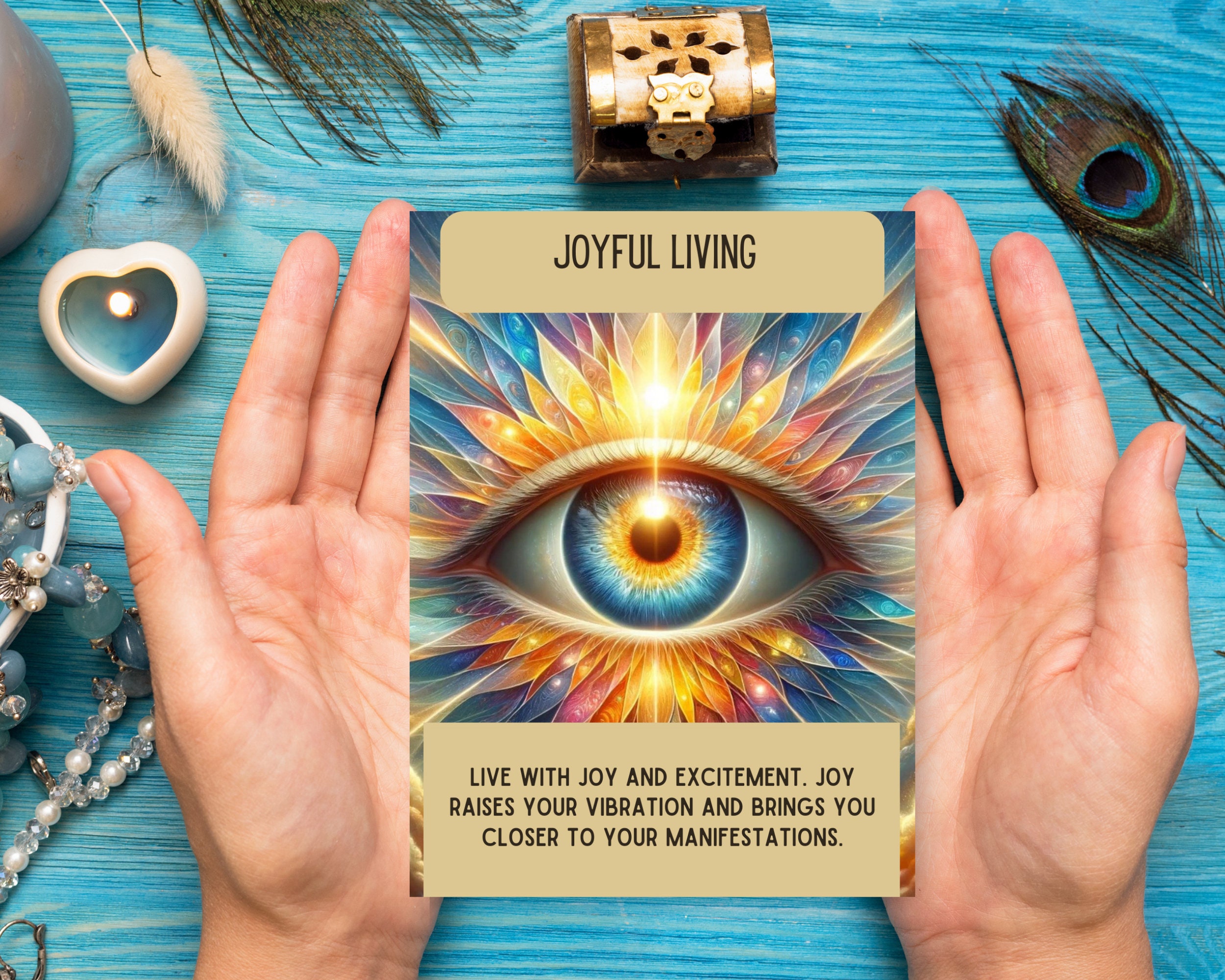 Manifestation Oracle Cards, Printable Oracle Cards 56 Card Deck ...