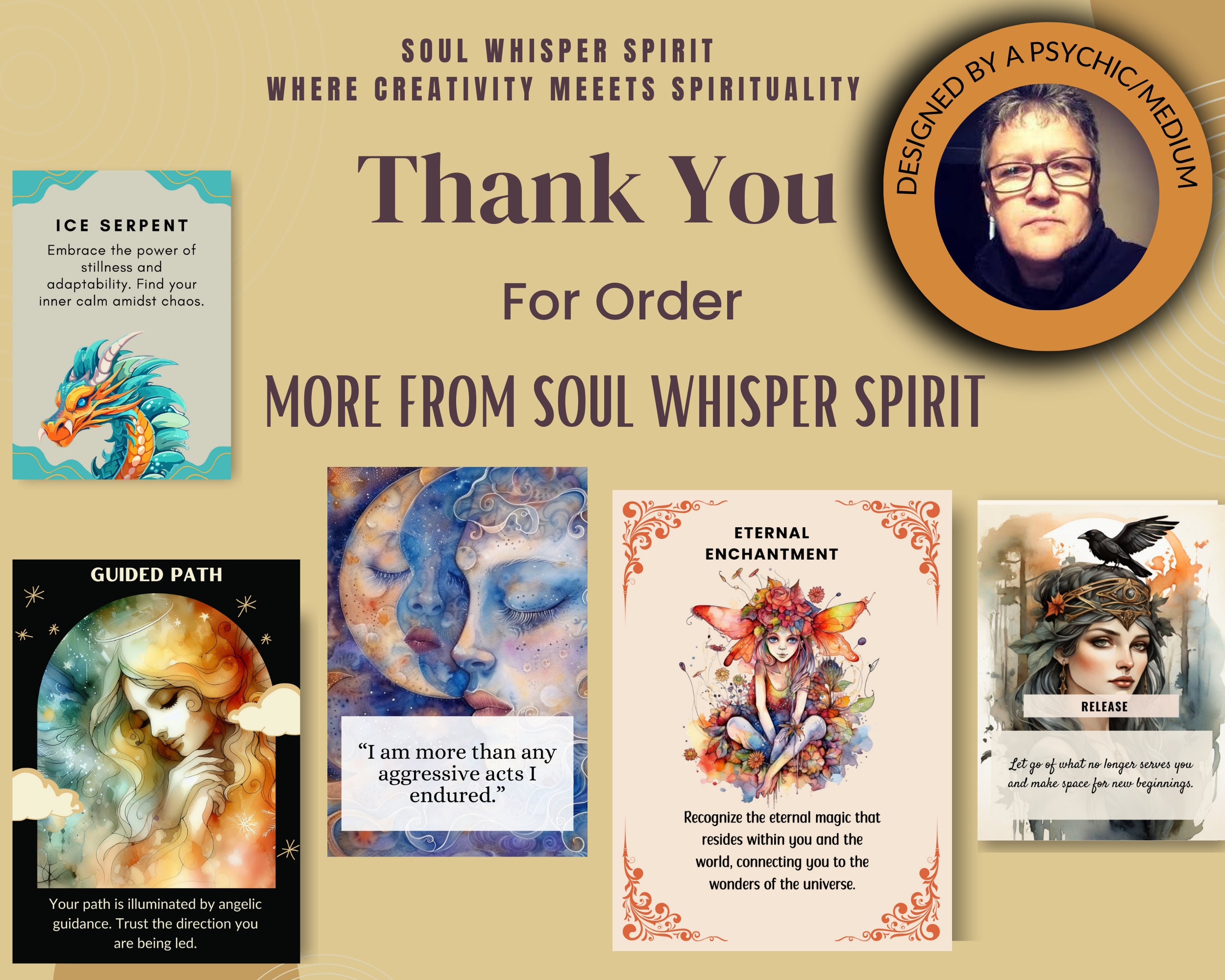 Create and Print Your Own Oracle Cards Printable Tarot Deck DYI Oracle ...