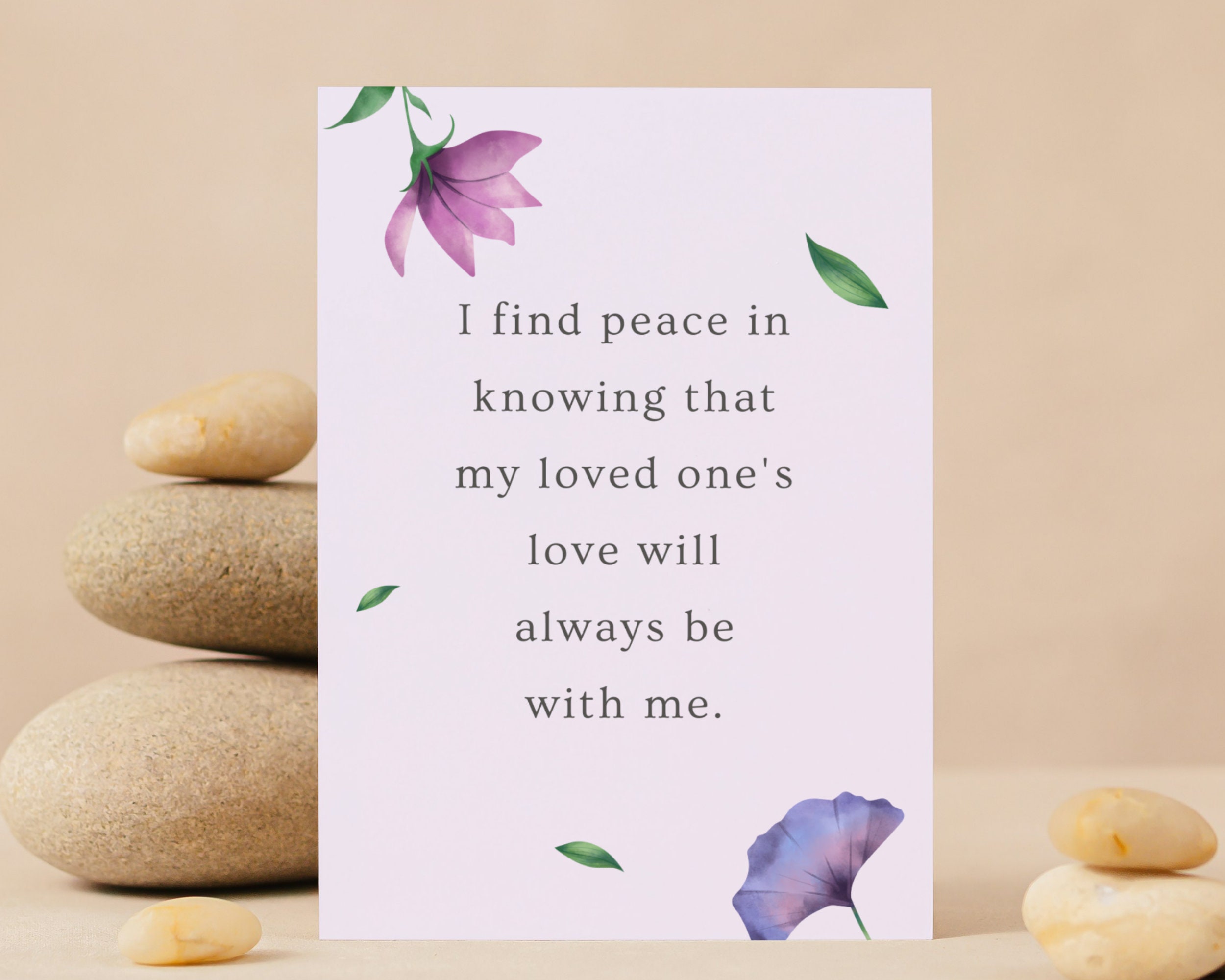 Printable Grief Affirmation Cards, Grief Prompts, Printable Grief ...