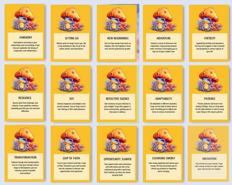 Printable Oracle Cards - Digital Download - Spiritual Guidance Deck ...