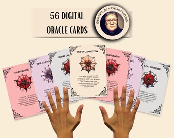 Printable Oracle Cards, Oracle Deck, Digital Oracle Cards, Create Your ...