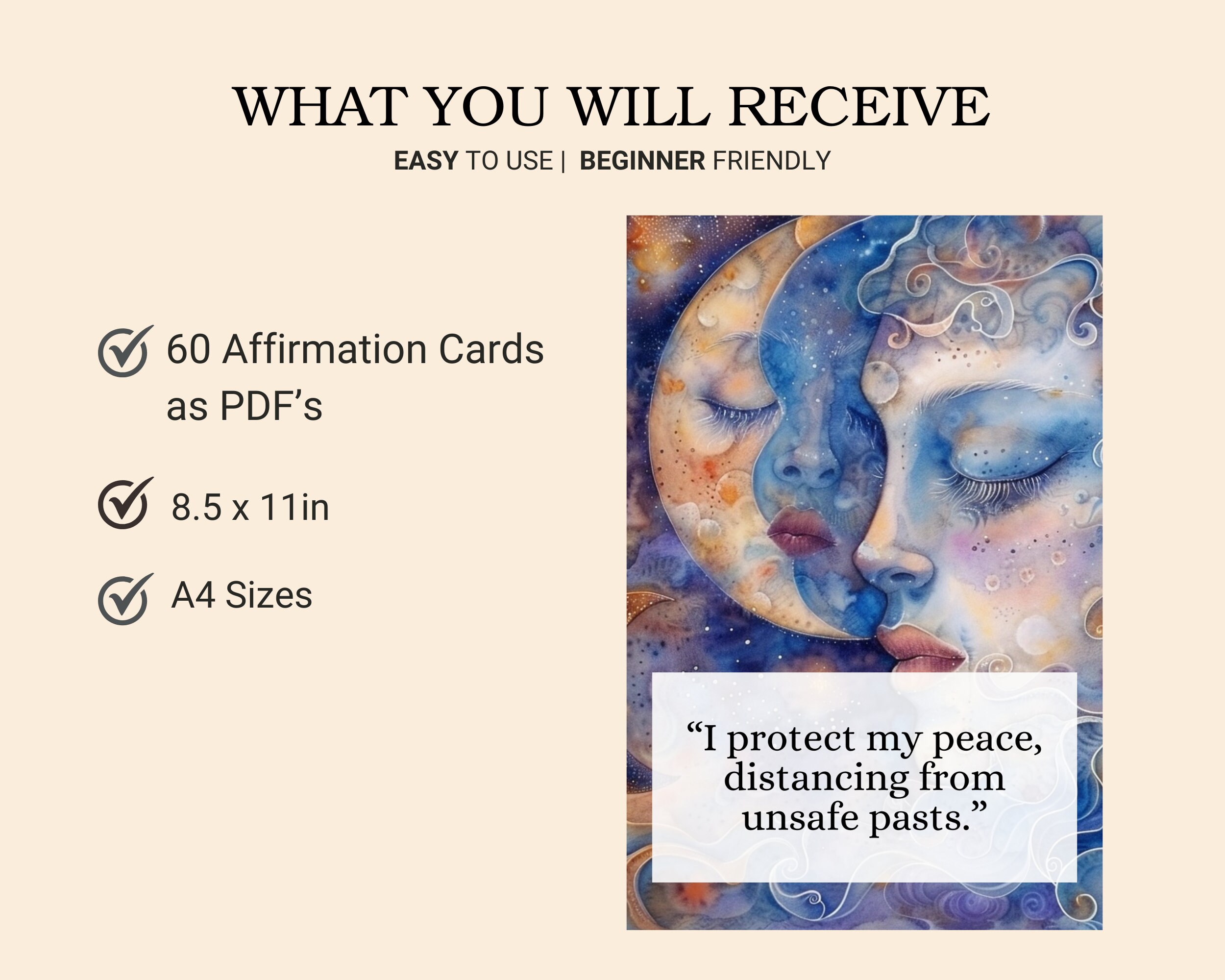 Trauma Affirmation Cards, Card Deck for Healing Trauma, Affirmation ...