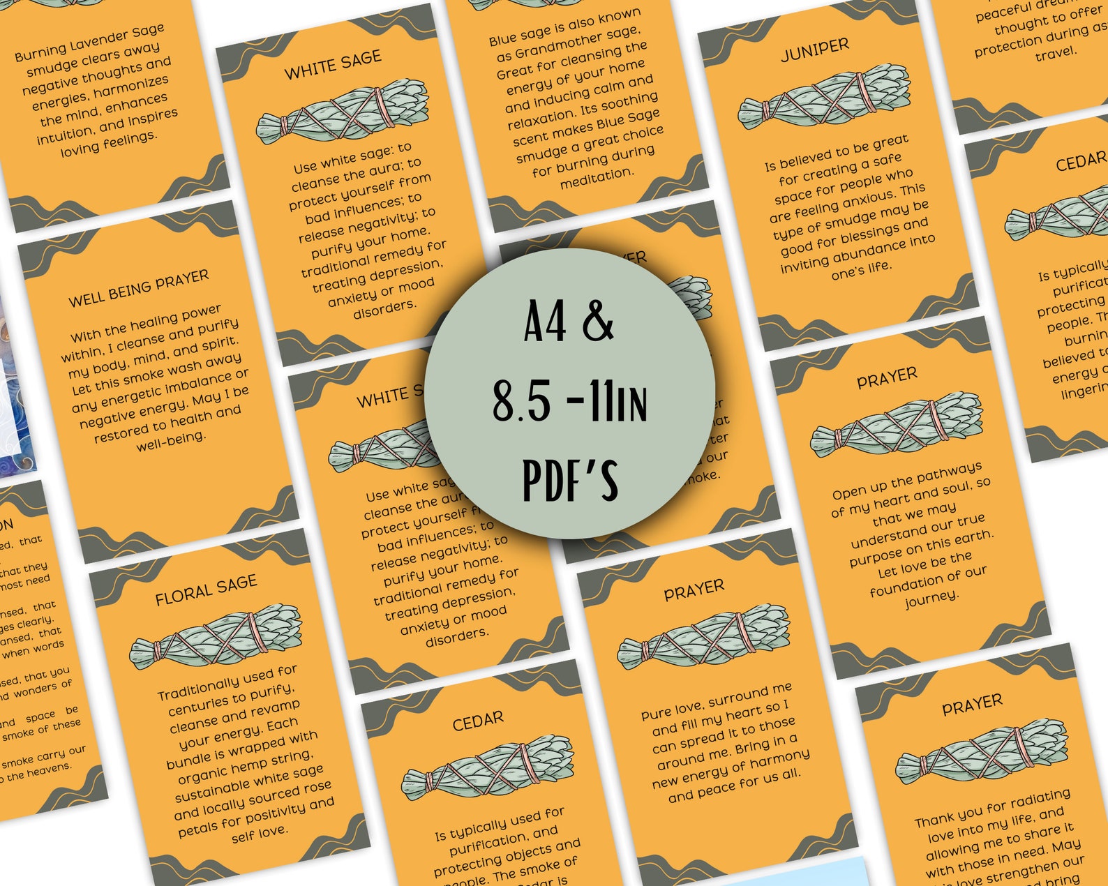 Smudging for Beginners,printable Smudging Prayer Cards,smudging Guide ...