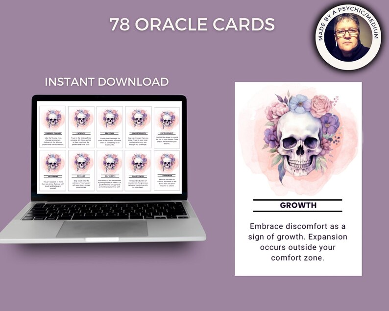 Printable Oracle Deck Printable Oracle Cards Instant Digital Download ...