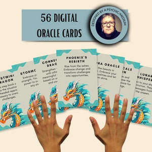 Printable Oracle Cards, Oracle Deck, Digital Oracle Cards, Create Your ...