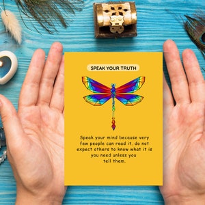 Printable Oracle Cards, Dragonfly Oracle Deck, Digital Oracle Cards ...