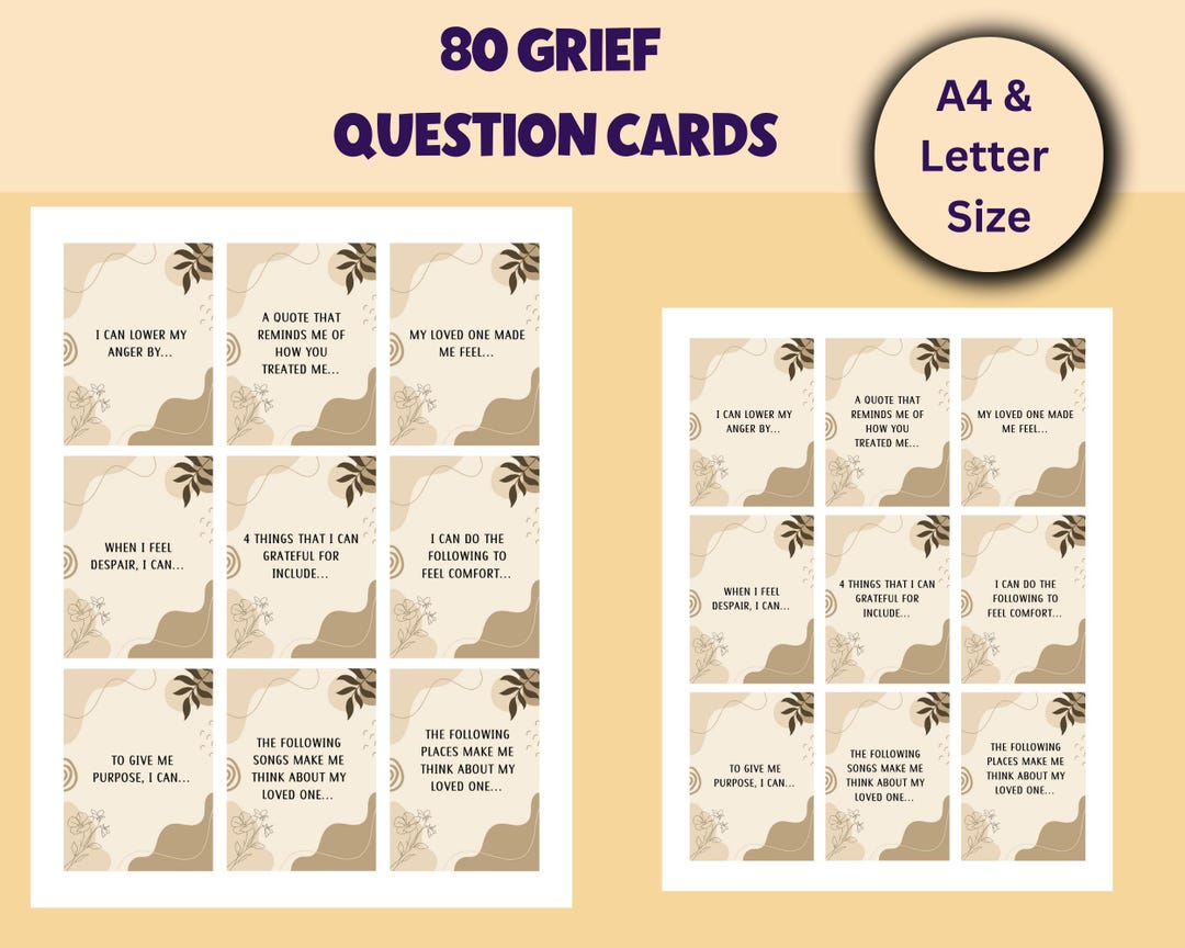 Grief Therapy Questions - Healing Strategies for Loss - Support for ...