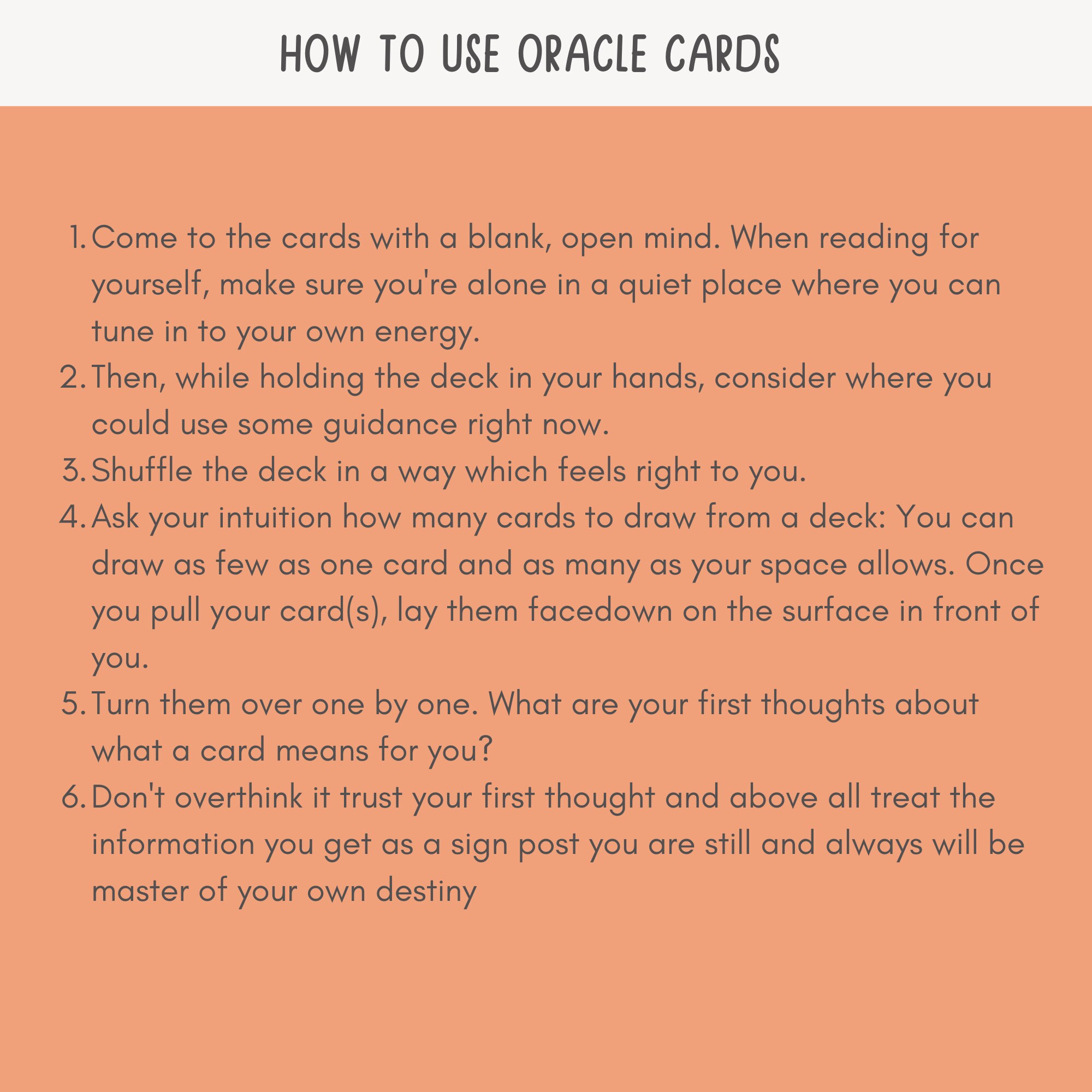 Digital Oracle Cards | Printable Oracle Cards | Affirmation Cards ...
