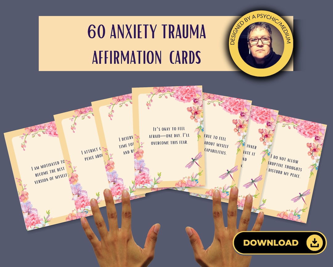 Trauma Affirmation Coping Statement Cards Affirmation Cards, Positive ...