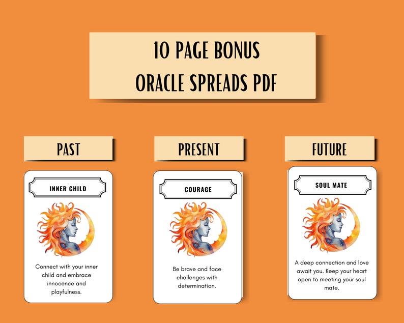 Printable Oracle Cards Printable Indie Oracle Deck Digital File 52 ...