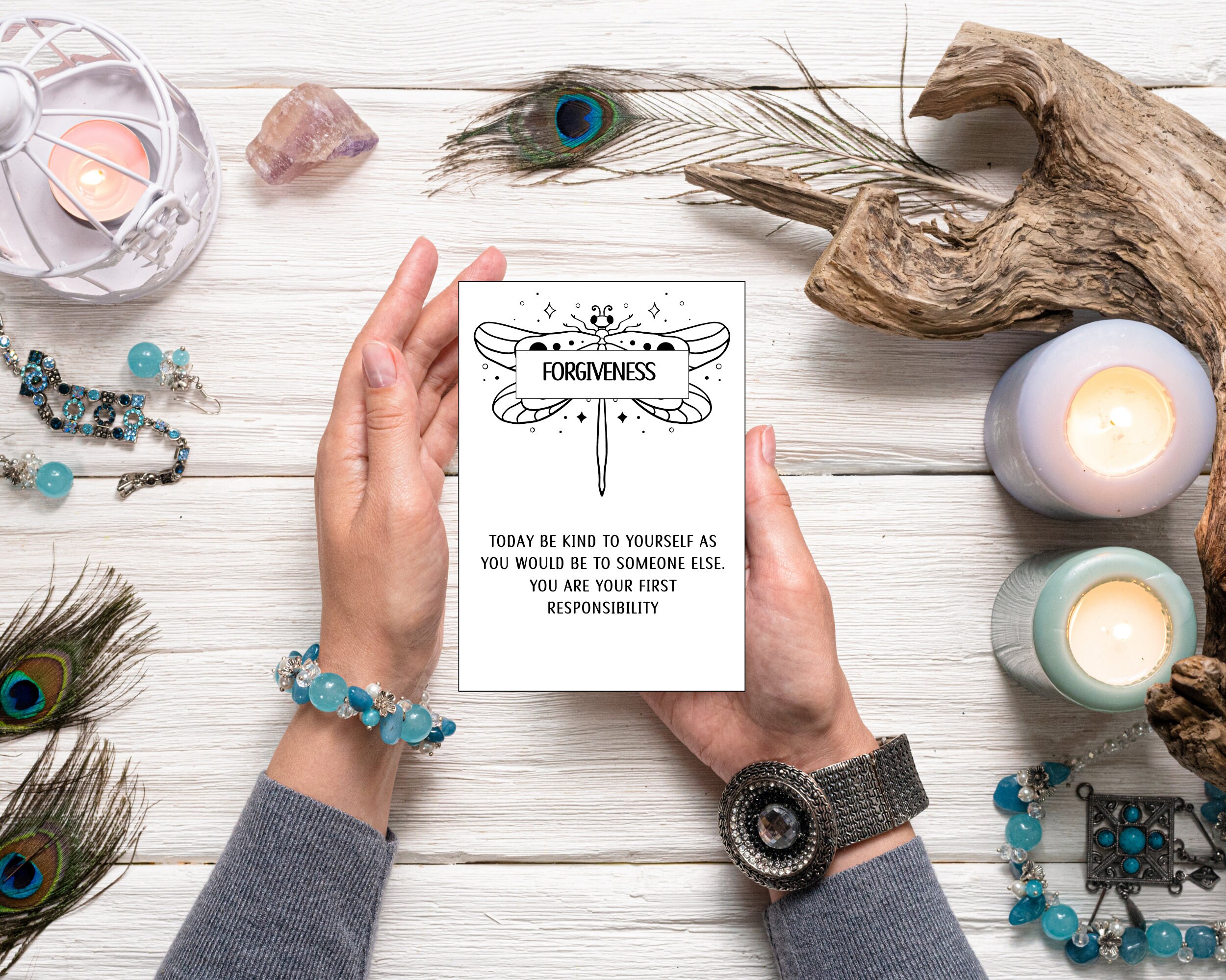 Digital Oracle | Printable Tarot Deck | 52 Cards | Tarot Reading ...