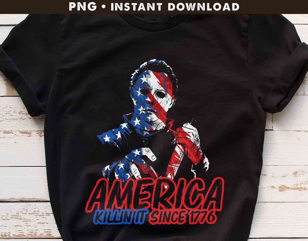 Horror Characters PNG, Michael Myers, America Killing It Since 1776 Png ...