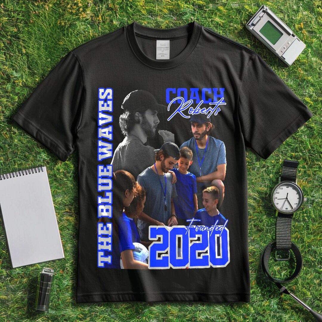 Customized Coach Photos Collage Shirt, Sports Coach Appreciation T ...