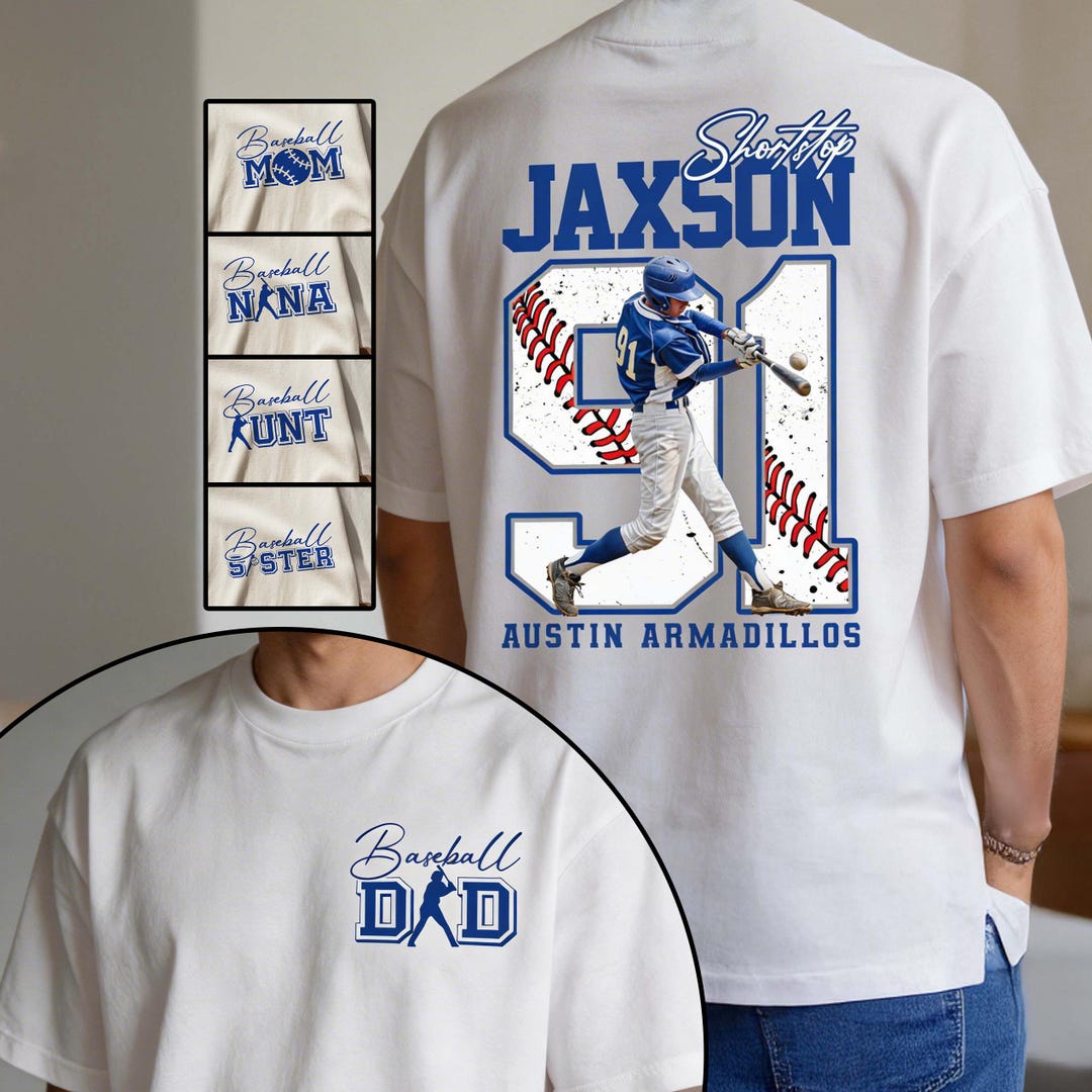 Personalized Baseball Shirt, Custom Family Matching Shirt, Baseball ...