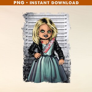 Tiffany PNG, Tiffany Mugshot PNG, Horror Character PNG, Halloween Png ...