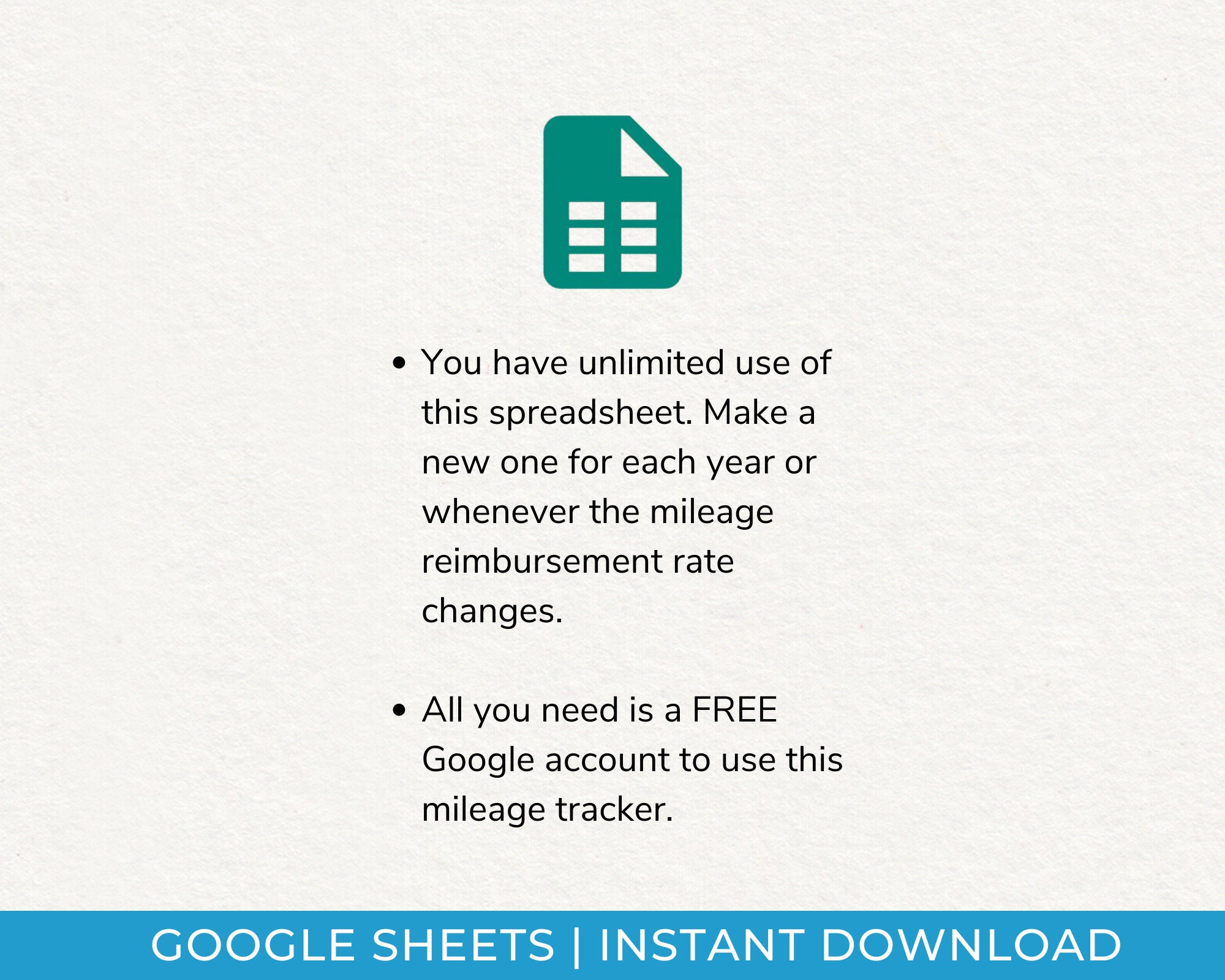 Mileage Tracker Google Sheets, Mileage Log Tax Expenses Spreadsheet ...