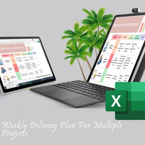Multiple Projects Weekly Report Template | Project Management | Multi ...
