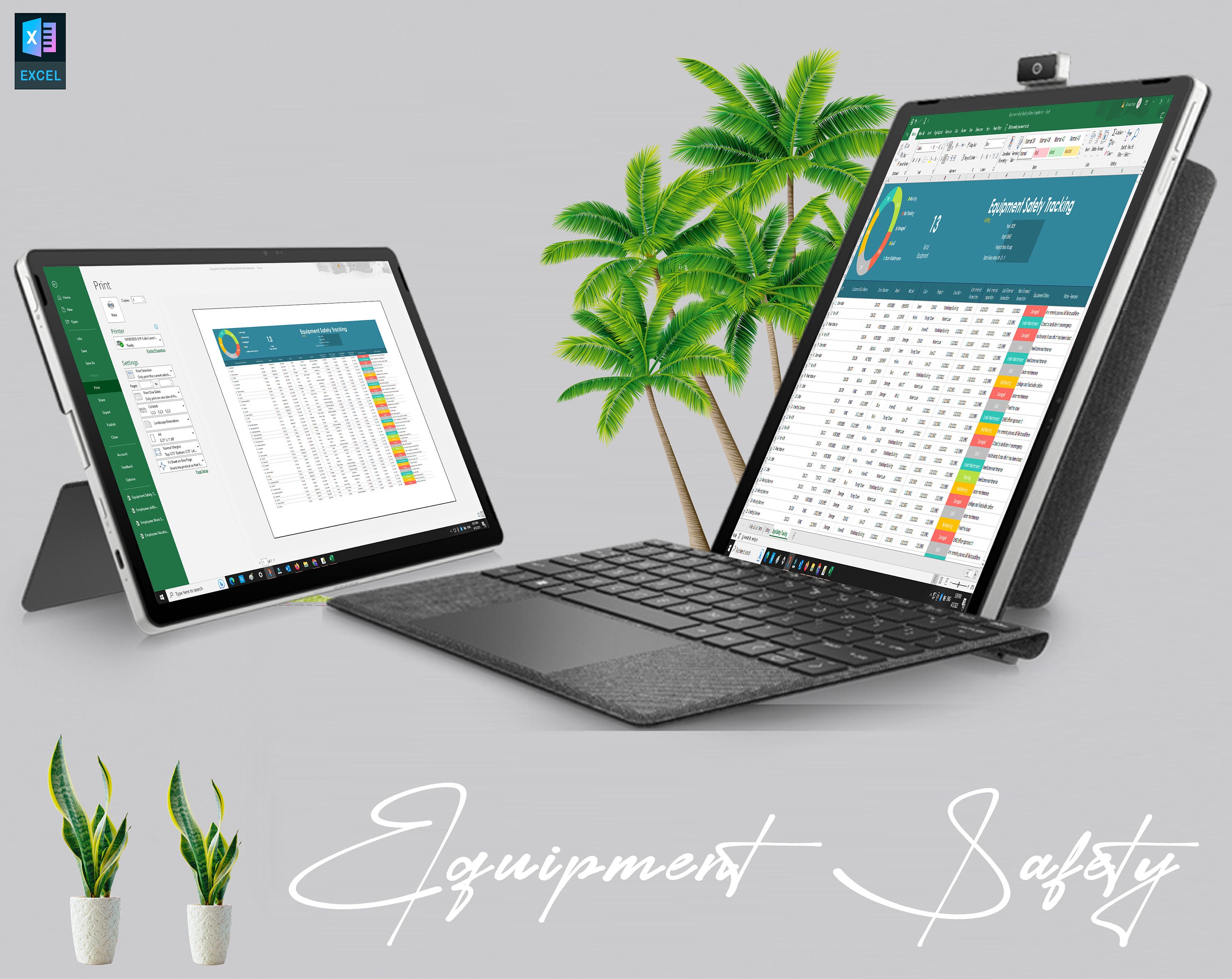 Equipment Safety Tracking Matrix Template | Tools Safety Tracking ...