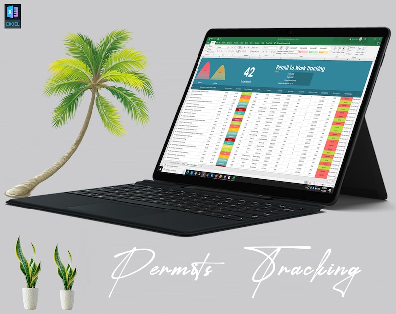 Permit to Work Tracking Matrix Template | Health and Safety Template ...