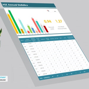 HSE Annual Statistics Template | Health and Safety | Safety Forms ...